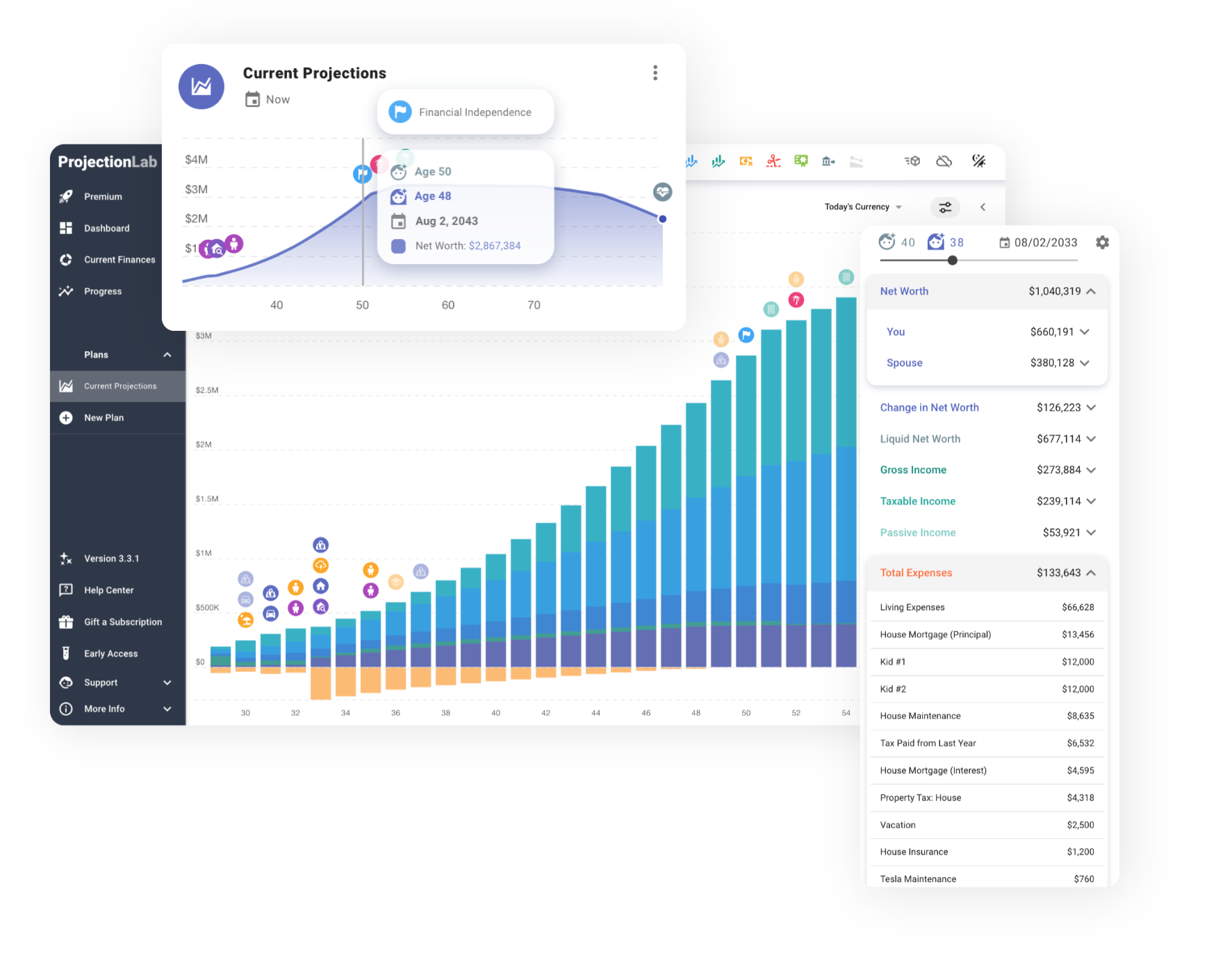 The Ultimate FIRE Calculator: Build a plan to retire early - ProjectionLab