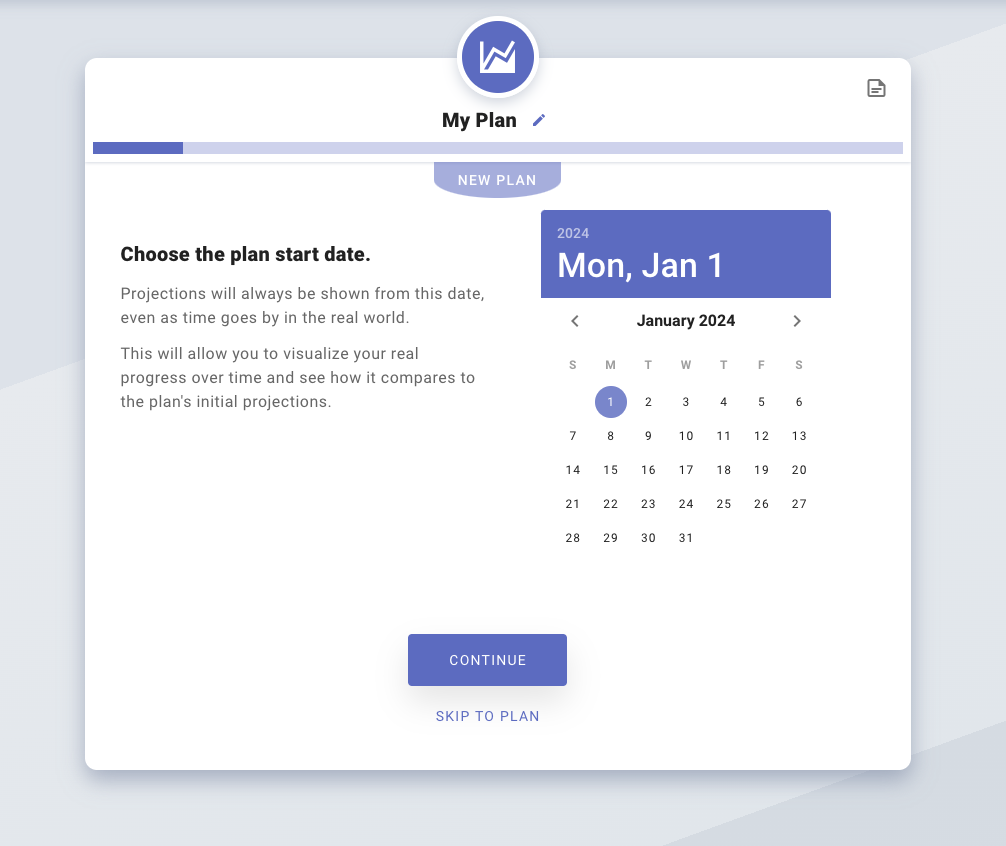 I like to think in terms of calendar years. What is the best way to set ...